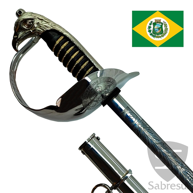 ESPADA DE OFICIAL BOMBIERO MILITAR DO CE / BOMBEIRO MILITAR (OFICIAIS ...